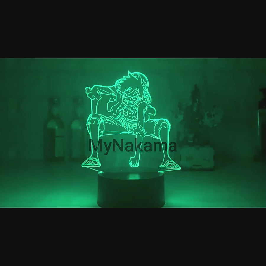 Luffy 3D LED Illusion Lamp – MyNakama