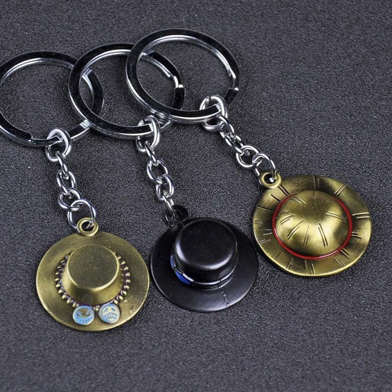 Luffy - Ace - Chopper - Sabo Hat- Metal Keychains – MyNakama