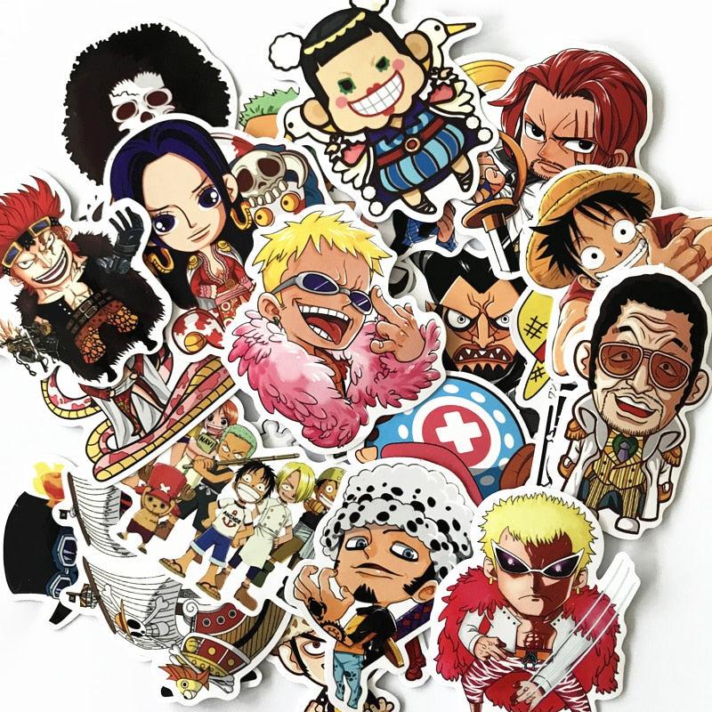 One Piece Characters Waterproof Stickers – MyNakama