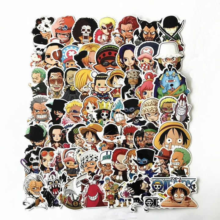 One Piece Characters Waterproof Stickers – MyNakama