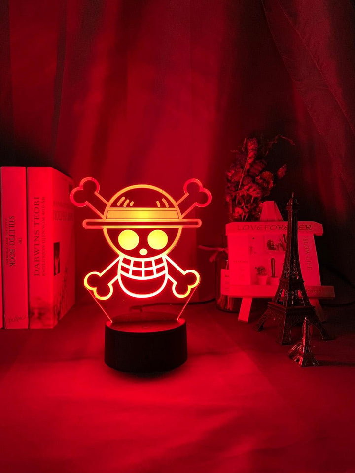 One Piece Logo 3D LED Illusion Lamp – MyNakama